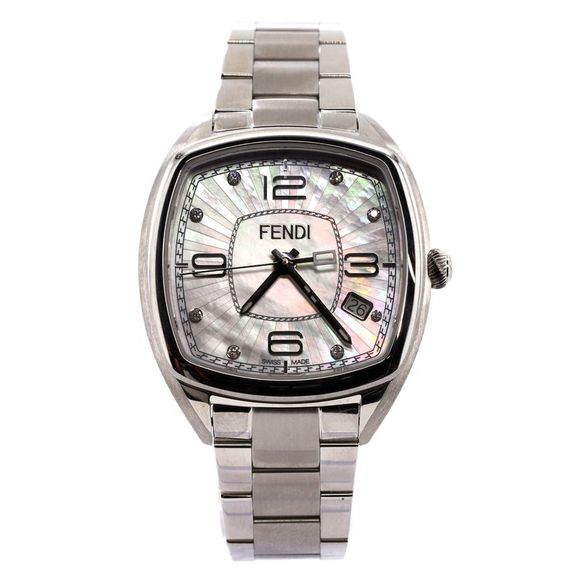 Fendi | Jewelry | Fendi Memento Quartz Watch Stainless Steel With ...